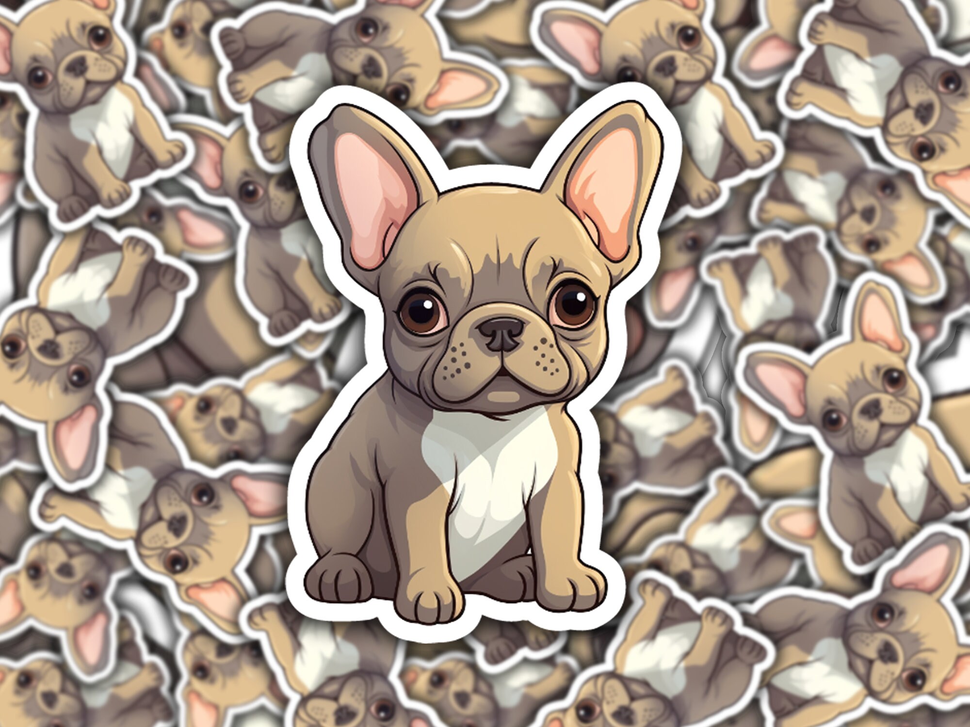 Kawaii Dog Stickers, Dog Decal, Cute Dog Decal - Etsy