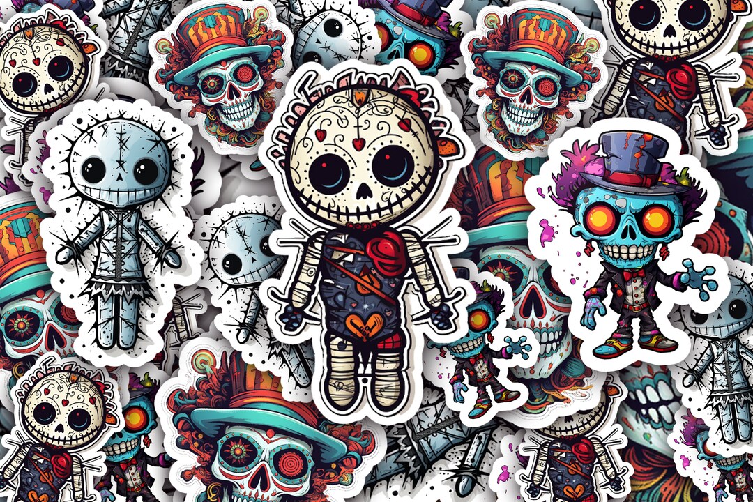 Voodoo Decal, Voodoo Adhesive Art, Laptop Decal, Voodoo Laptop Sticker ...