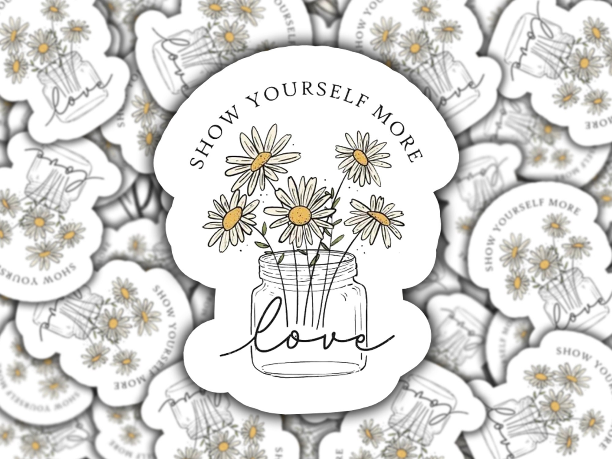 Cute Saying Stickers, Motivational Decal, Laptop Sayings Decal, Cute ...