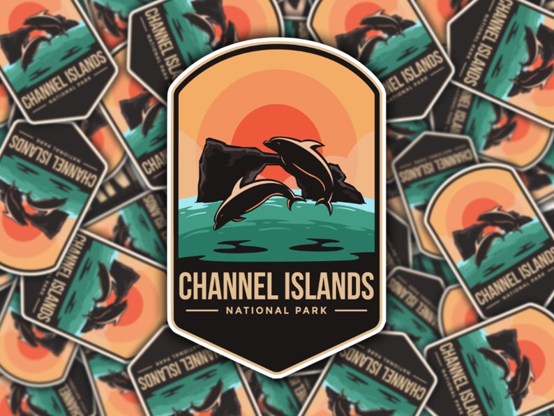 National Park Sticker, National Park Decal, Laptop Sticker Art ...