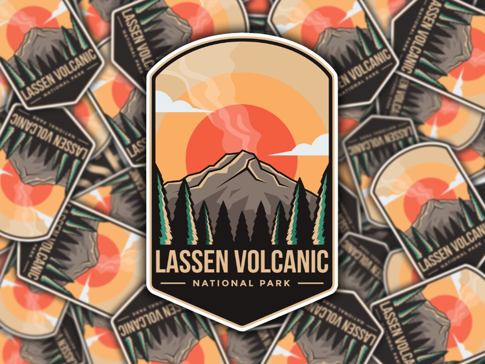 National Park Sticker, National Park Decal, Laptop Sticker Art ...