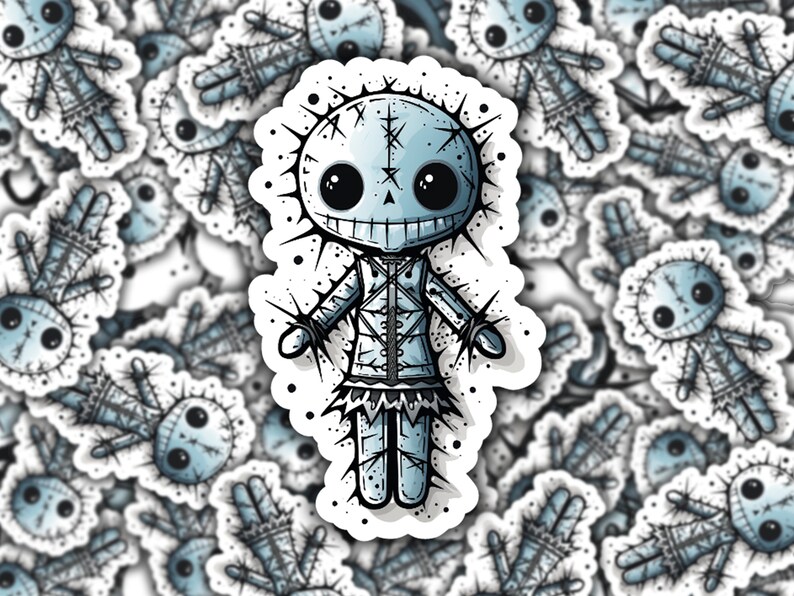 Voodoo Decal, Voodoo Adhesive Art, Laptop Decal, Voodoo Laptop Sticker ...