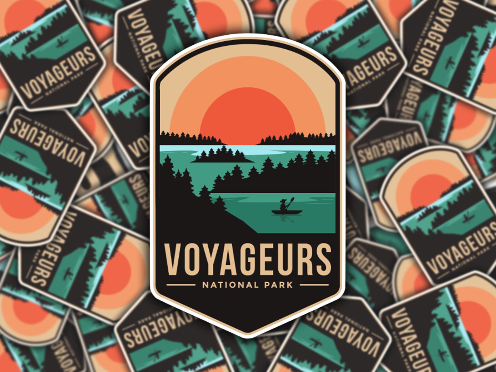 National Park Sticker, National Park Decal, Laptop Sticker Art ...