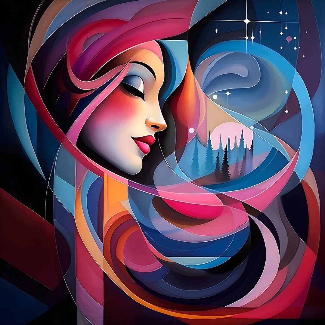 A Winter's Celestial Goddess - Poster Series #1 - Etsy