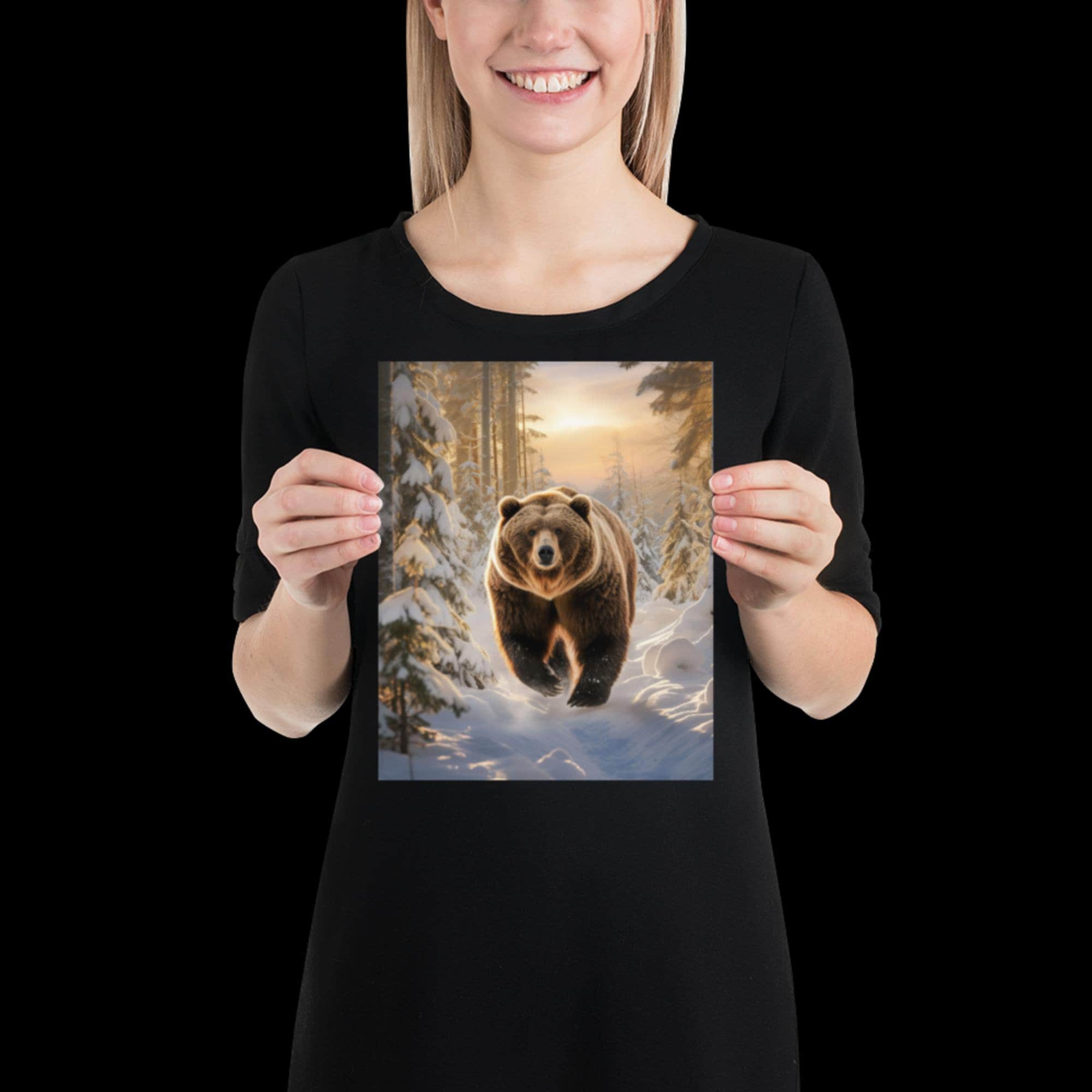 A Winter Bear Poster Series 1 - Etsy