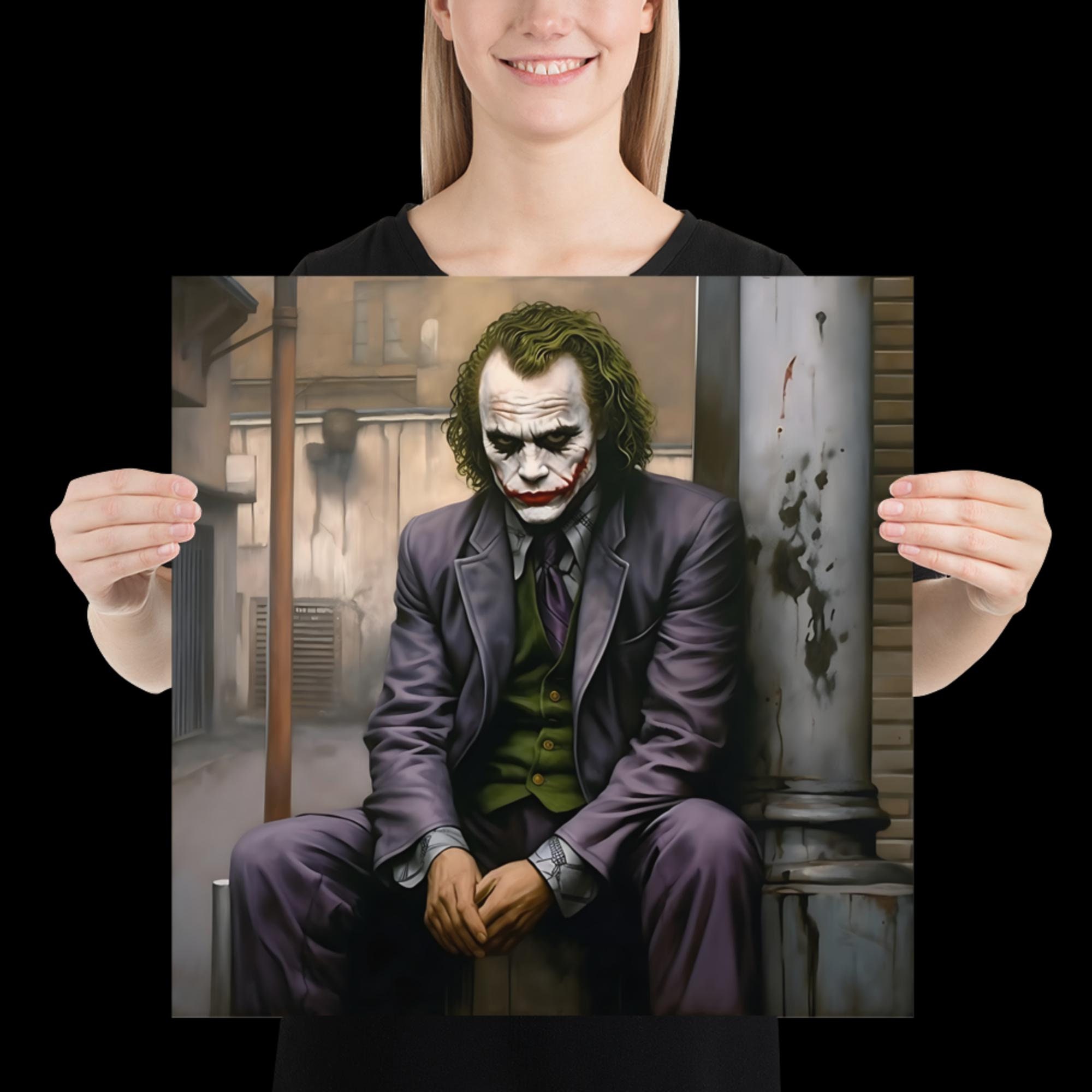 Heath Ledger Joker DC Poster - Etsy