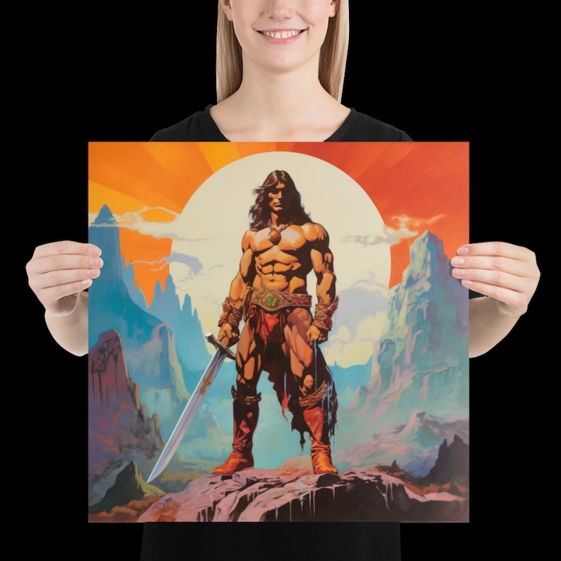 Conan the Barbarian Poster Series - Etsy