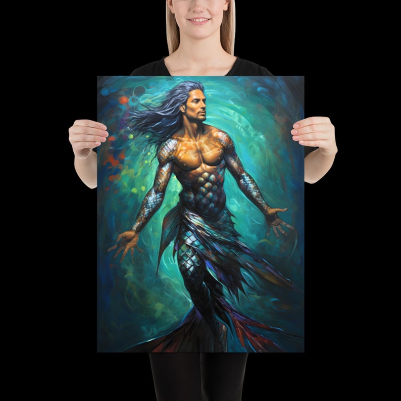 The Merman Rises - Poster Series #5 - Etsy