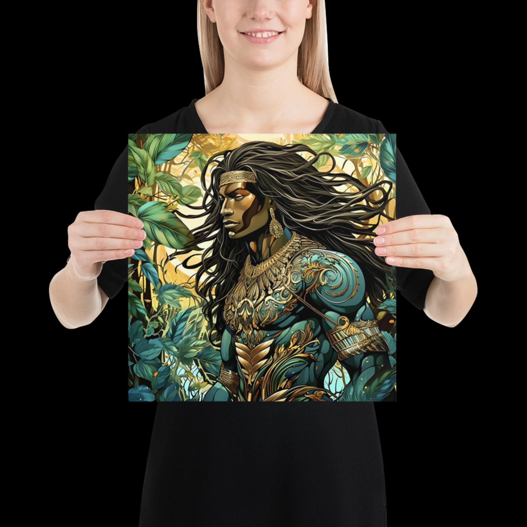Tarzan in Africa Wall Art - Poster Vertical Series #1 - Etsy