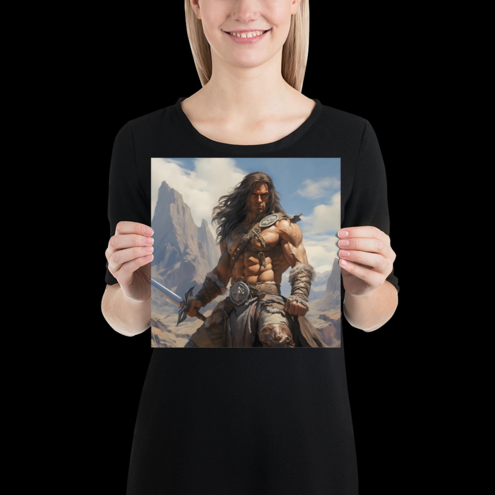 Conan the Barbarian Digital Art Poster Series - Etsy