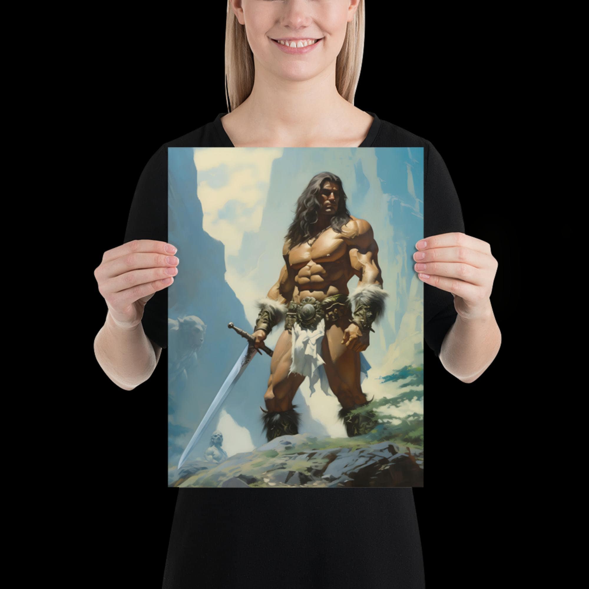 Conan the Barbarian Digital Wall Art Vertical Poster Series 4 - Etsy