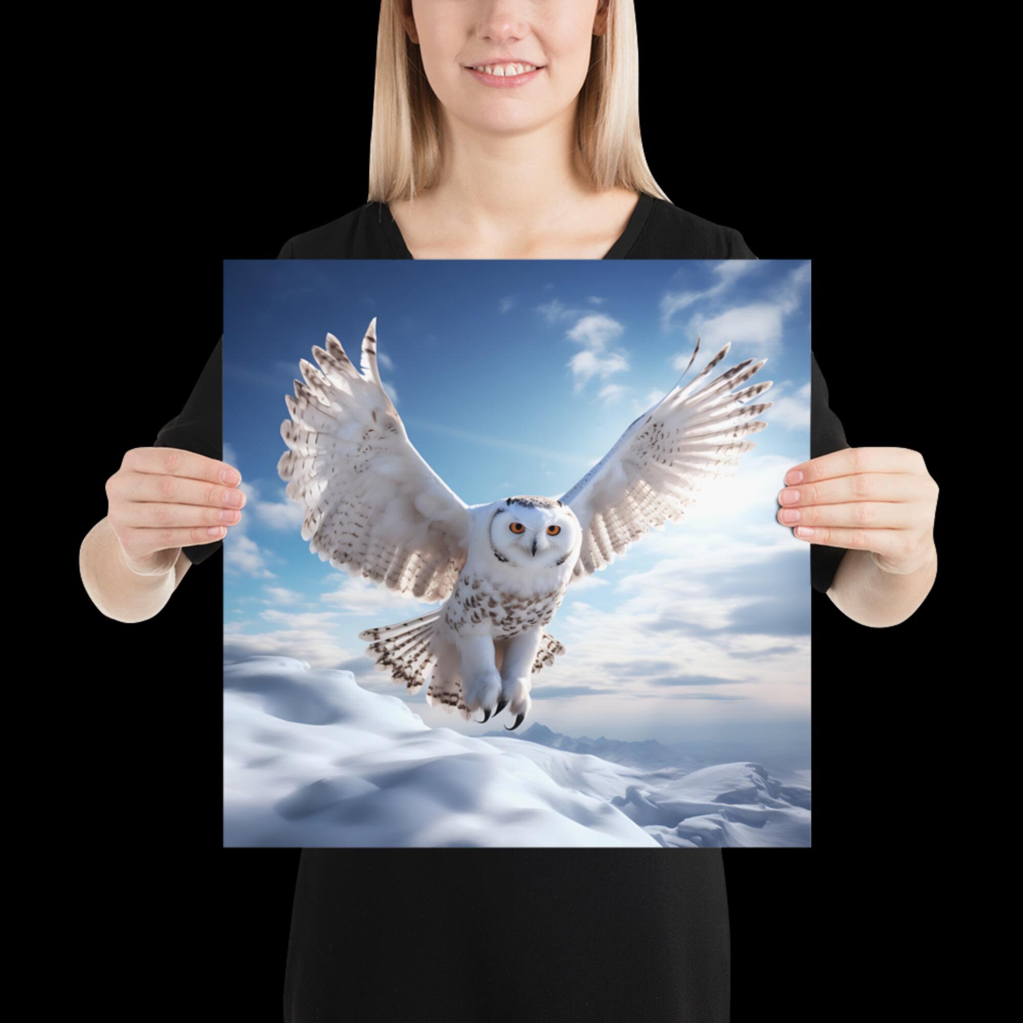 The Wisdom of the Snow Owl - Poster Series #3 - Etsy