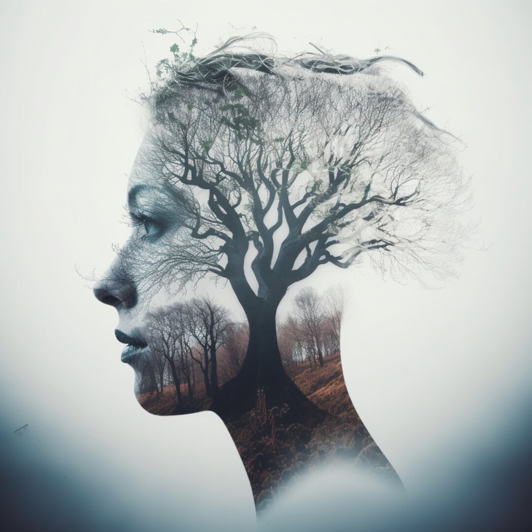 Woman and Nature as ONE - Series - Etsy