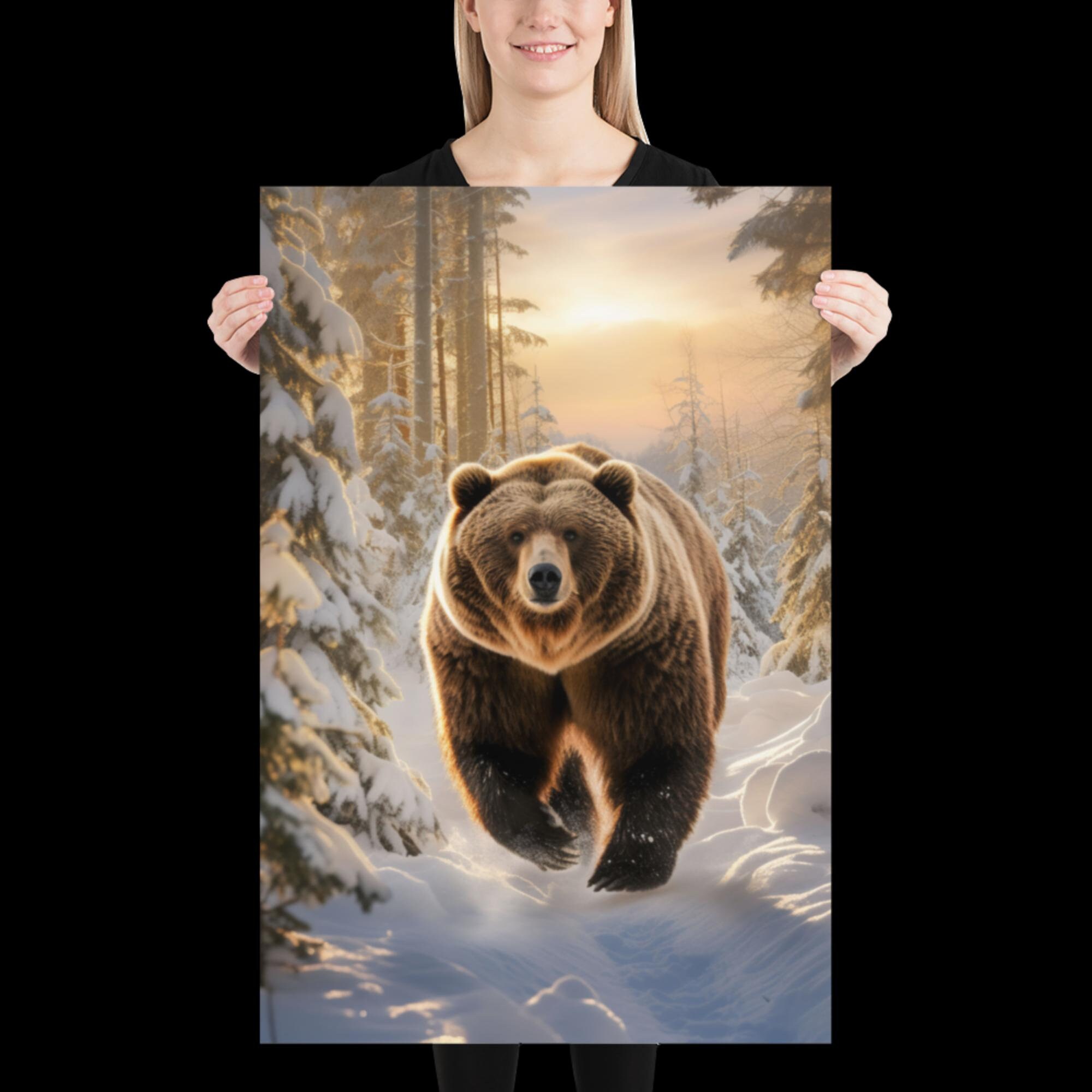 A Winter Bear Poster Series 1 - Etsy