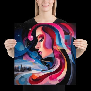 A Winter's Celestial Goddess - Poster Series #2 - Etsy