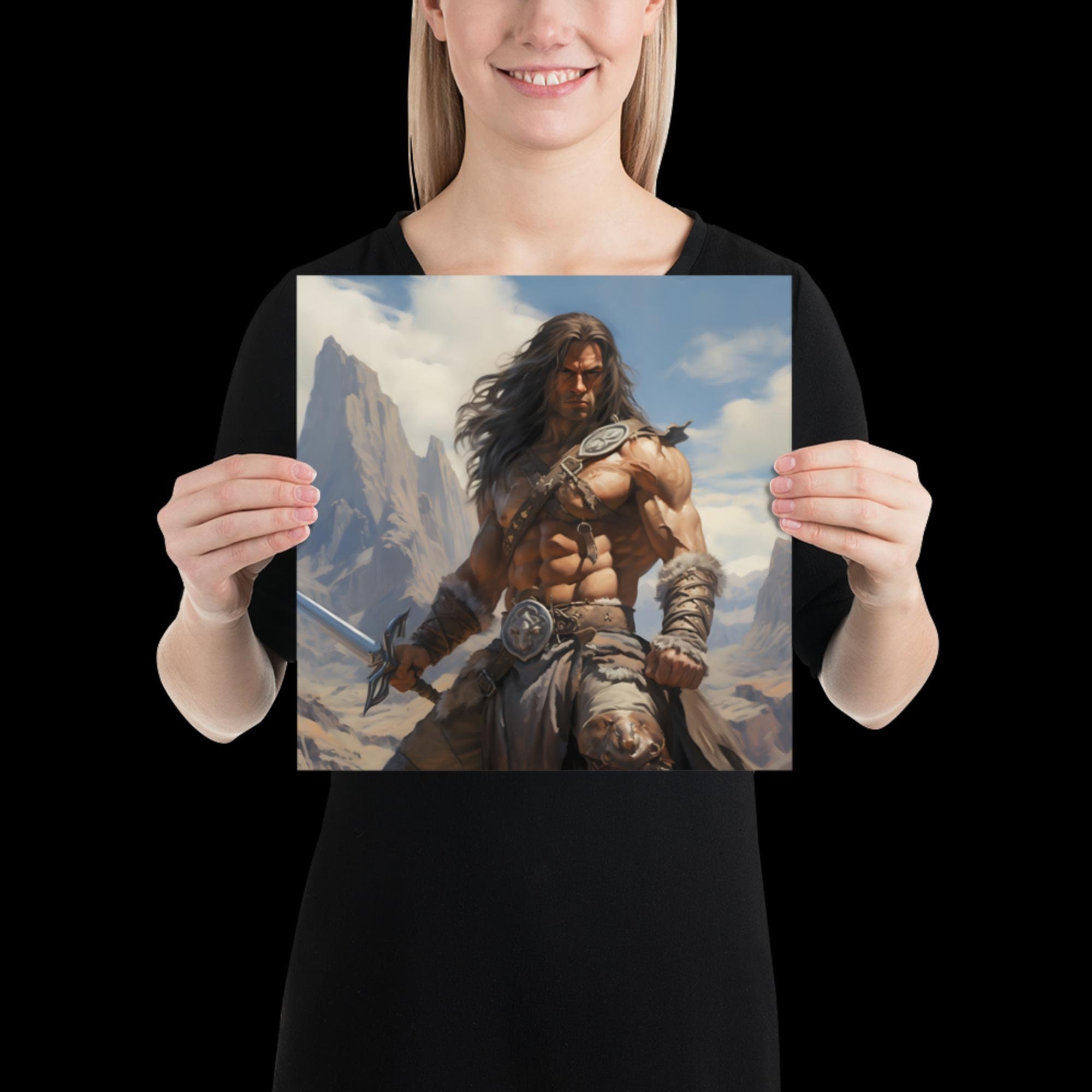 Conan the Barbarian Digital Art Poster Series - Etsy