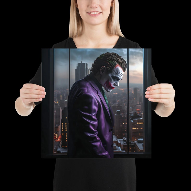 Der DC Joker Digital Art Poster 4 - Etsy.de