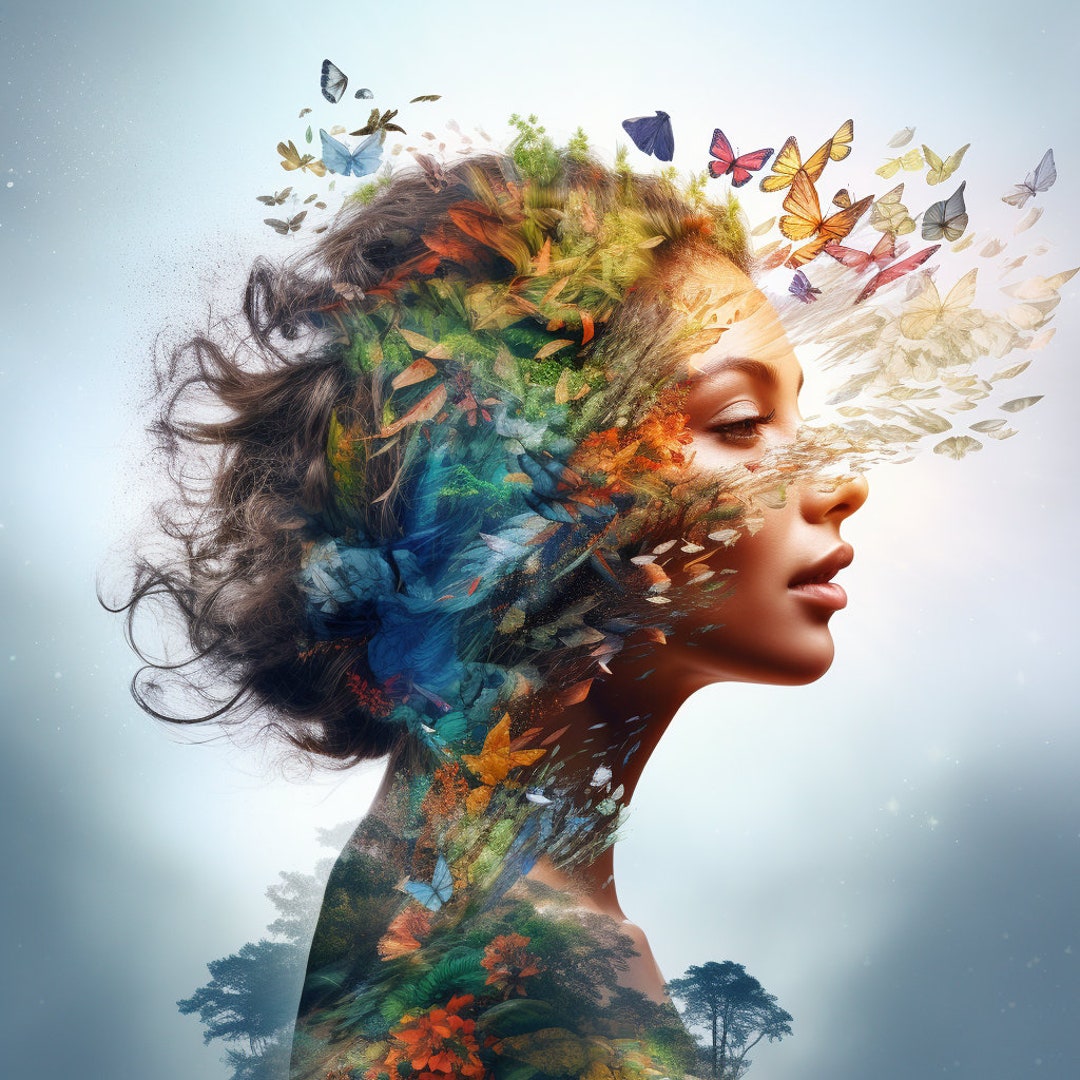 Digital Download - Woman and Nature as ONE Series - Etsy