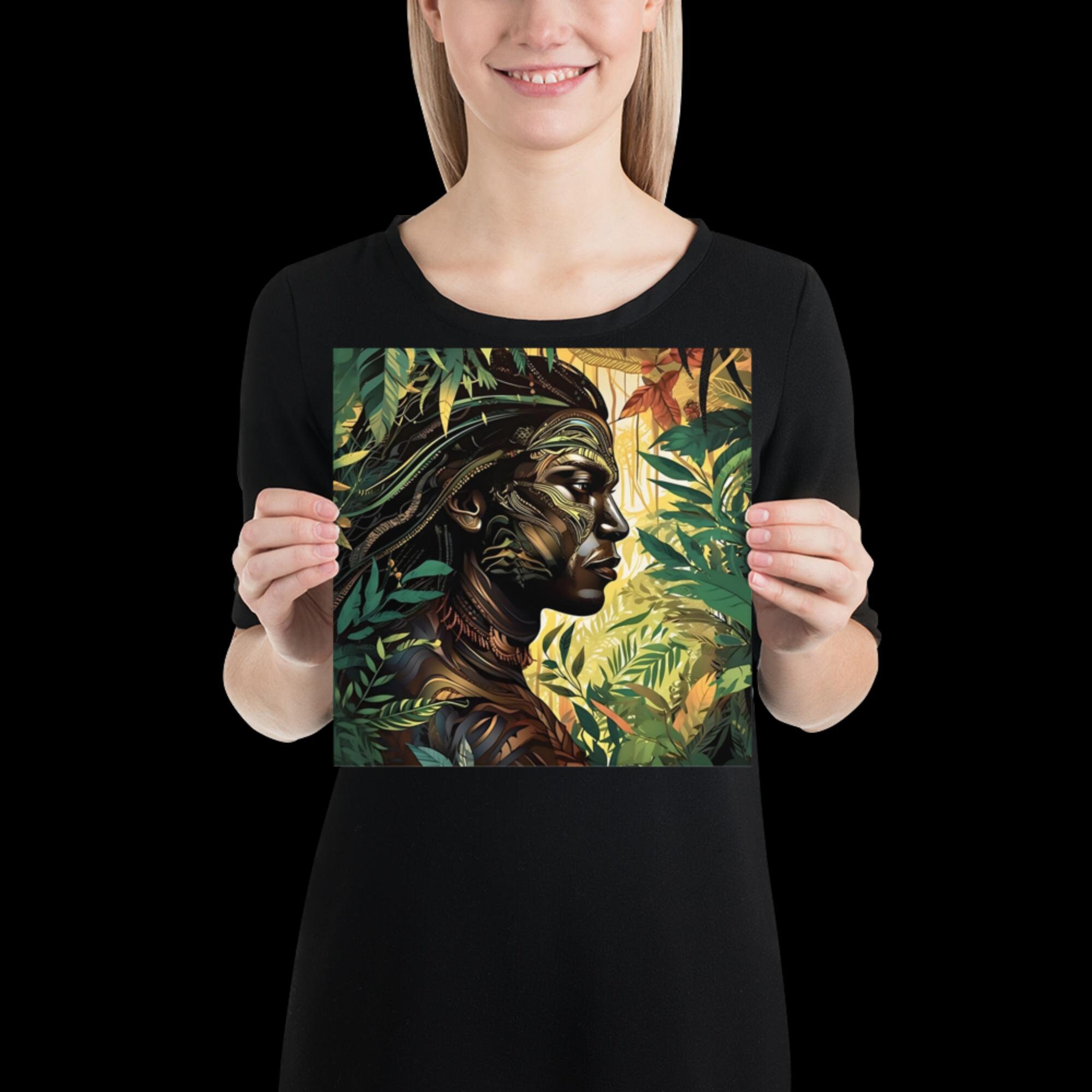 Tarzan in Africa Wall Art Poster Vertical Series 4 - Etsy