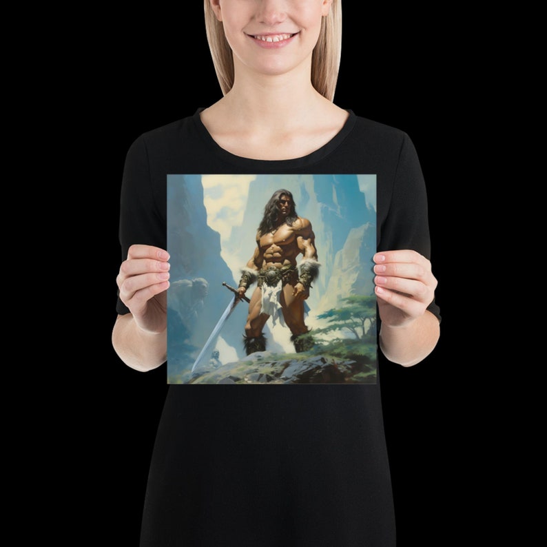 Conan the Barbarian Digital Wall Art Vertical Poster Series 4 - Etsy