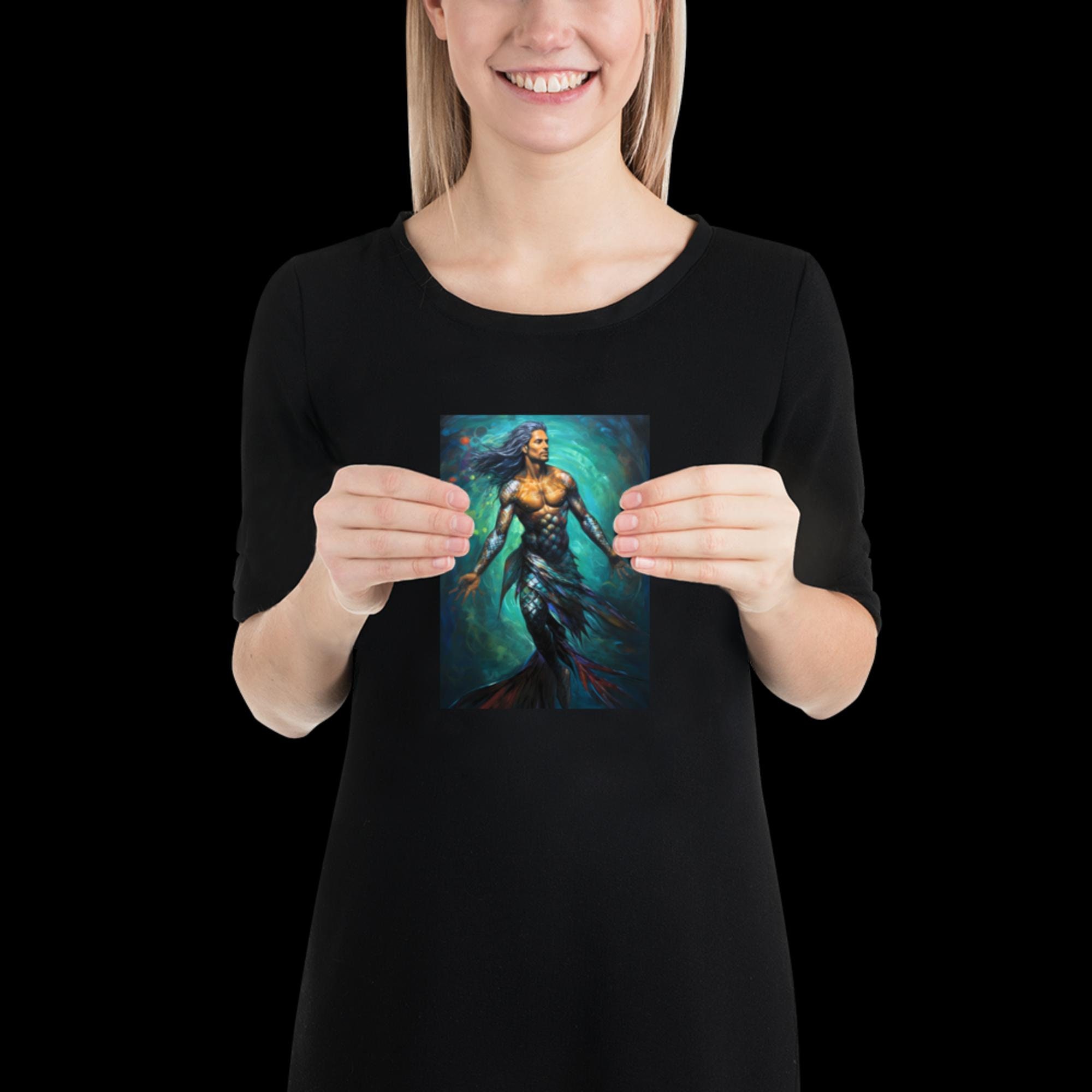 The Merman Rises - Poster Series #5 - Etsy