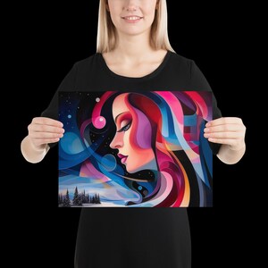 A Winter's Celestial Goddess - Poster Series #2 - Etsy