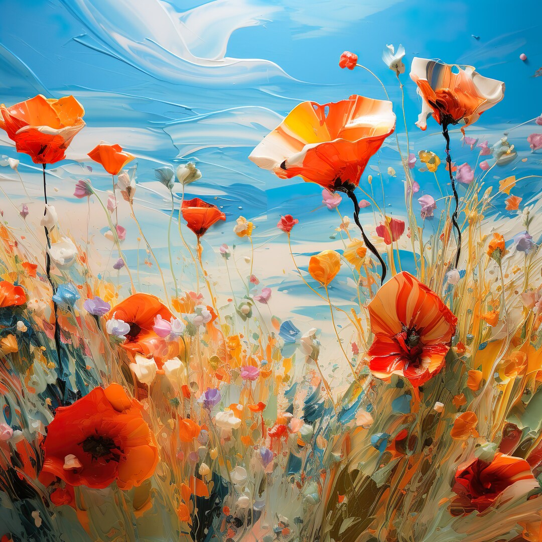 Wild Flowers in the Fields - Poster Series #1 - Etsy