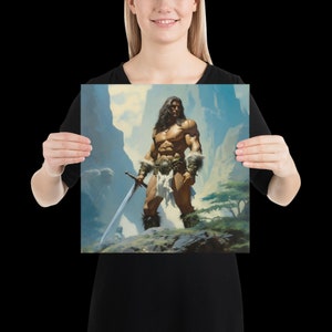 Conan the Barbarian Digital Wall Art- Vertical Poster Series #4 - Etsy