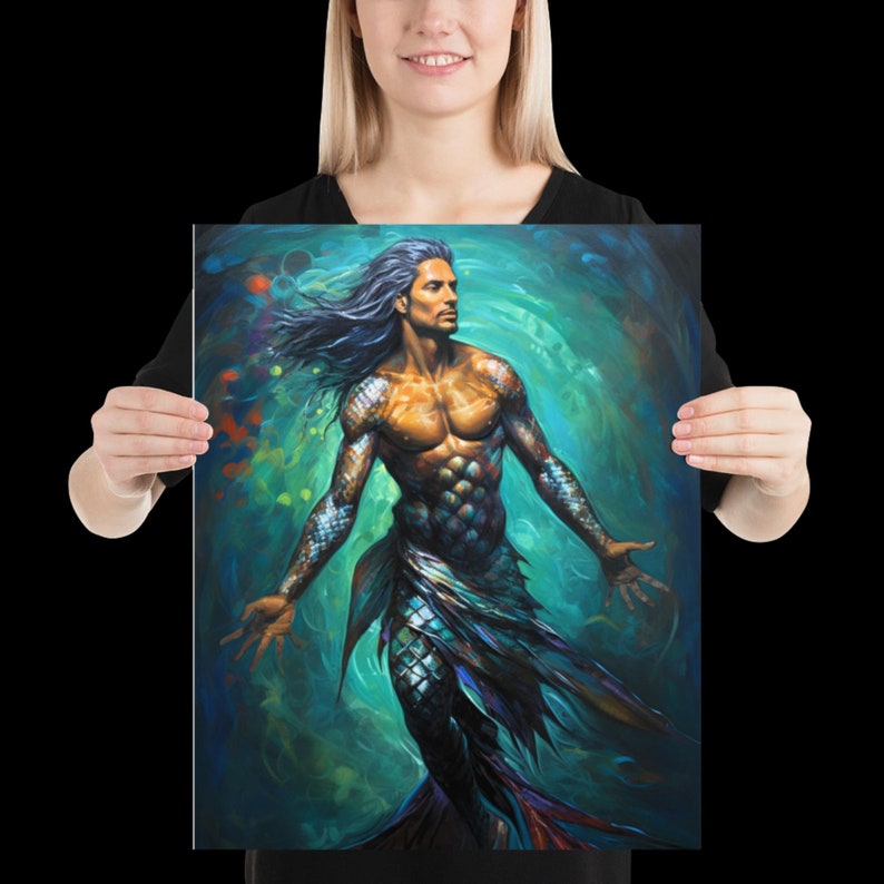 The Merman Rises - Poster Series #5 - Etsy