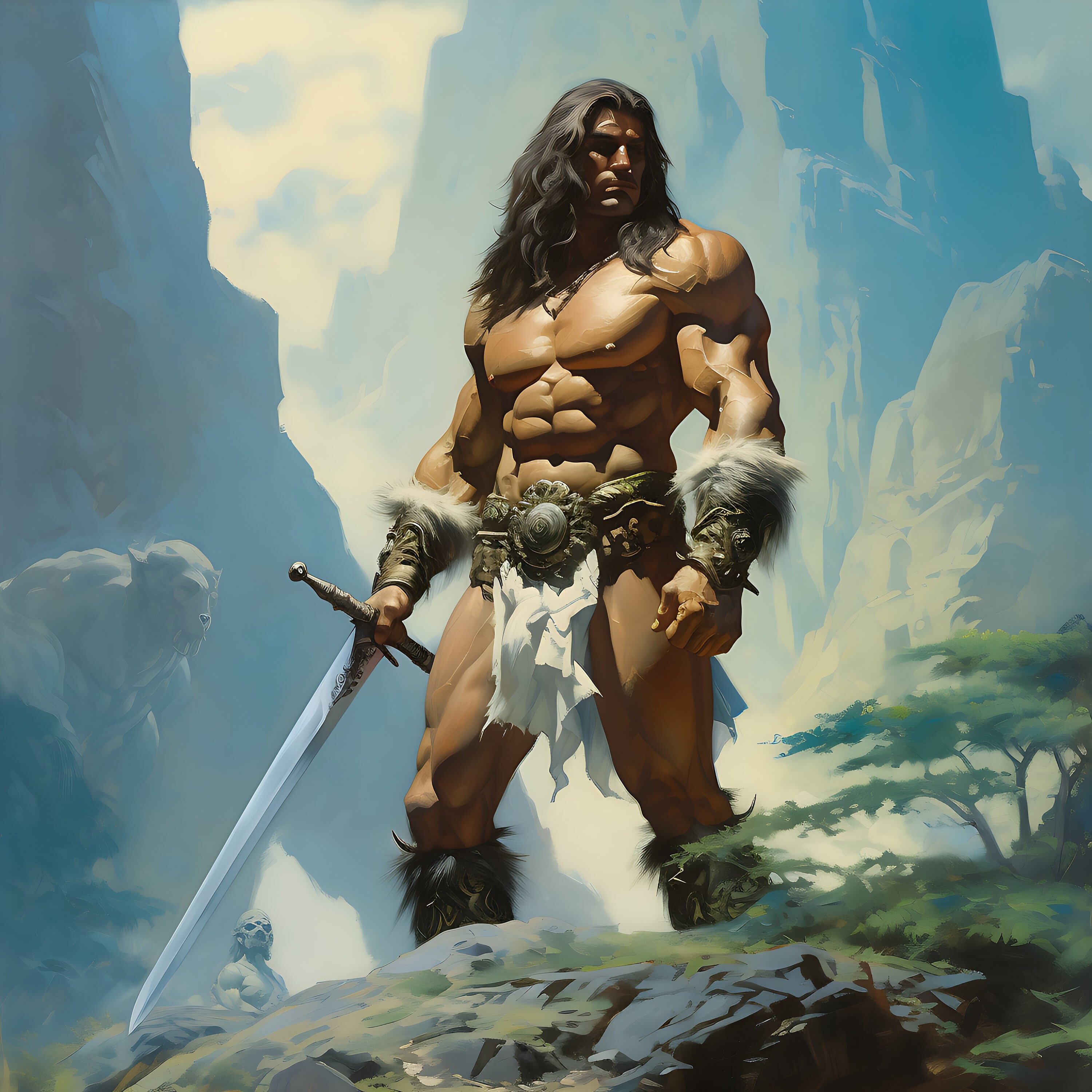 Conan the Barbarian Digital Wall Art Vertical Poster Series 4 - Etsy