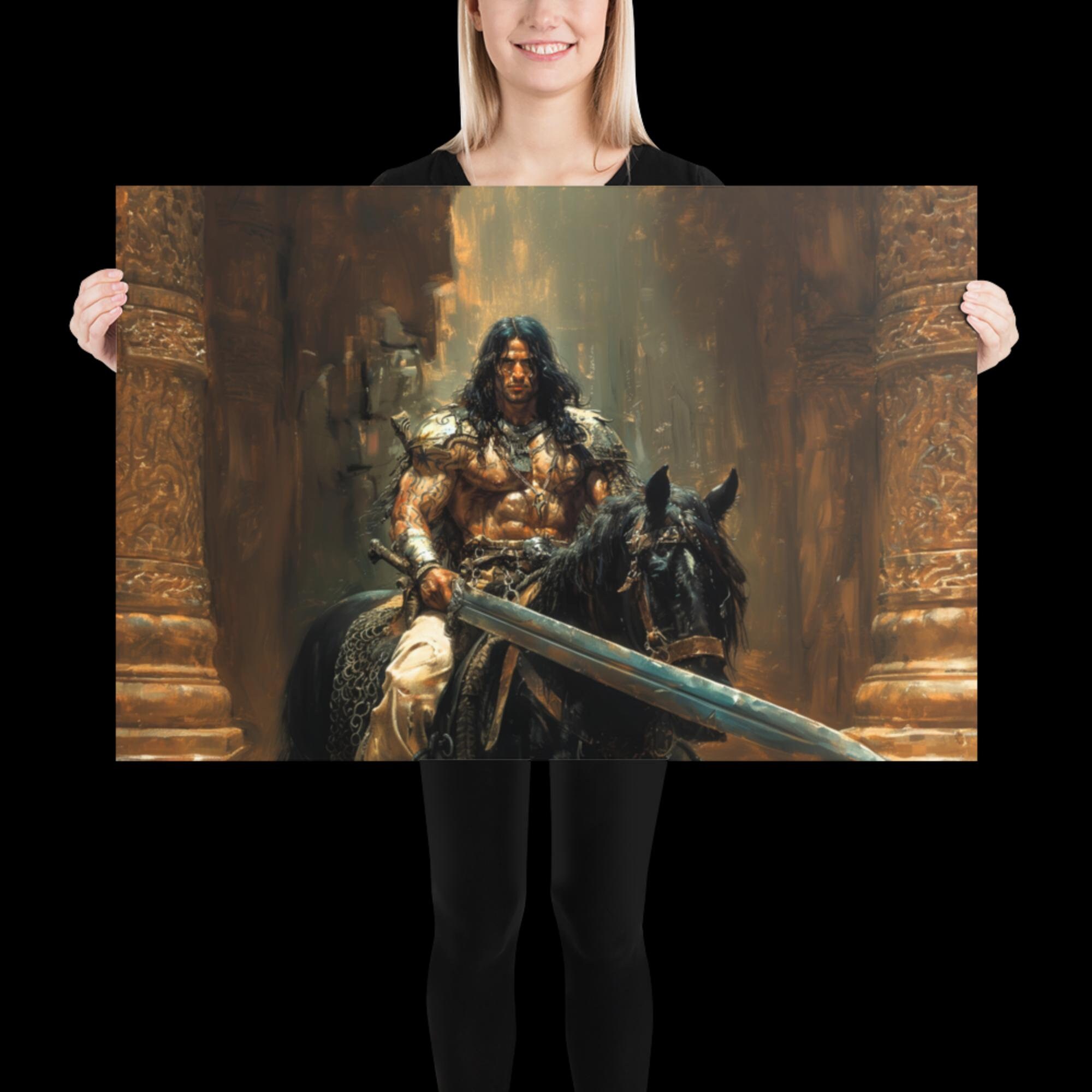 The Warrior King Conan - Etsy