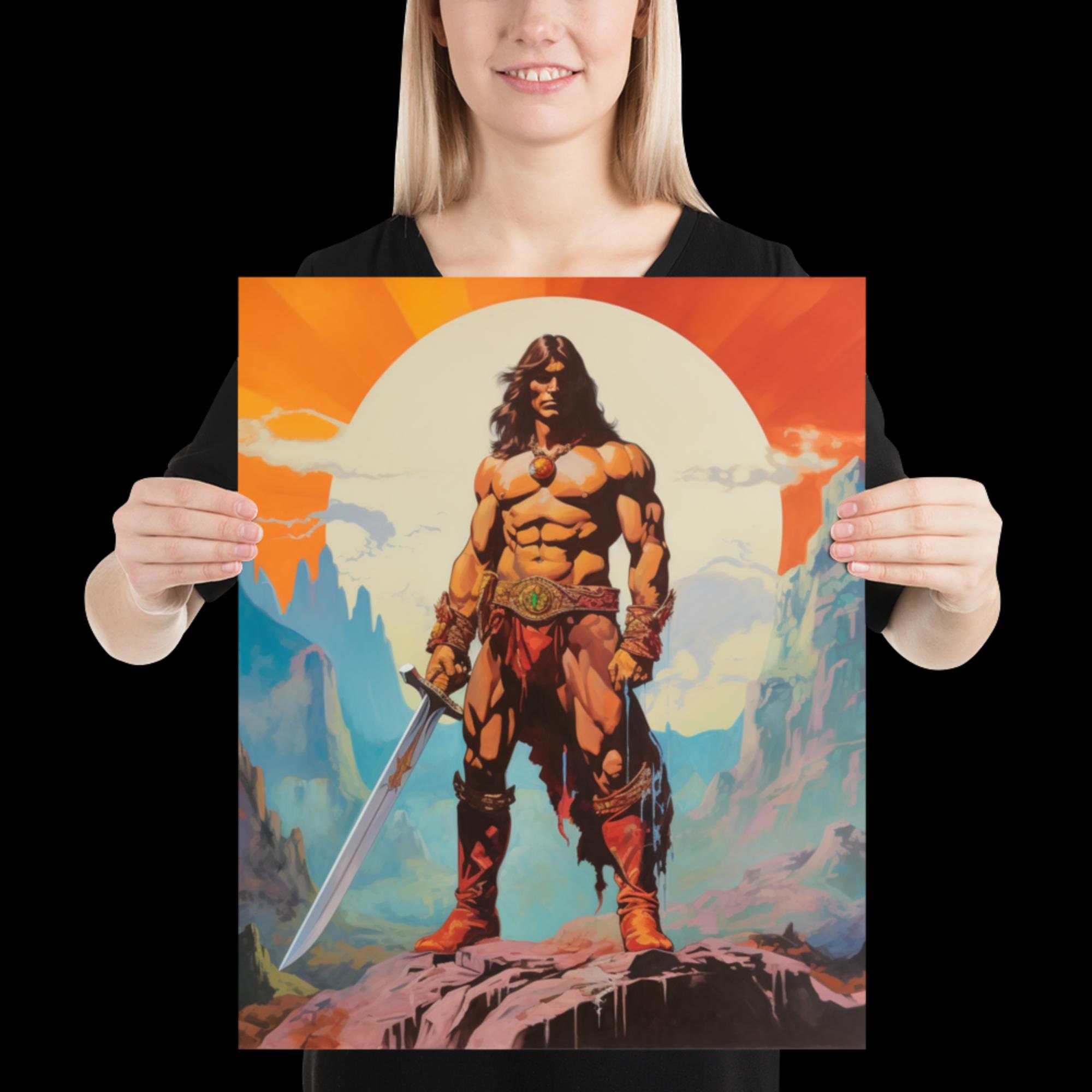 Conan the Barbarian Poster Series - Etsy
