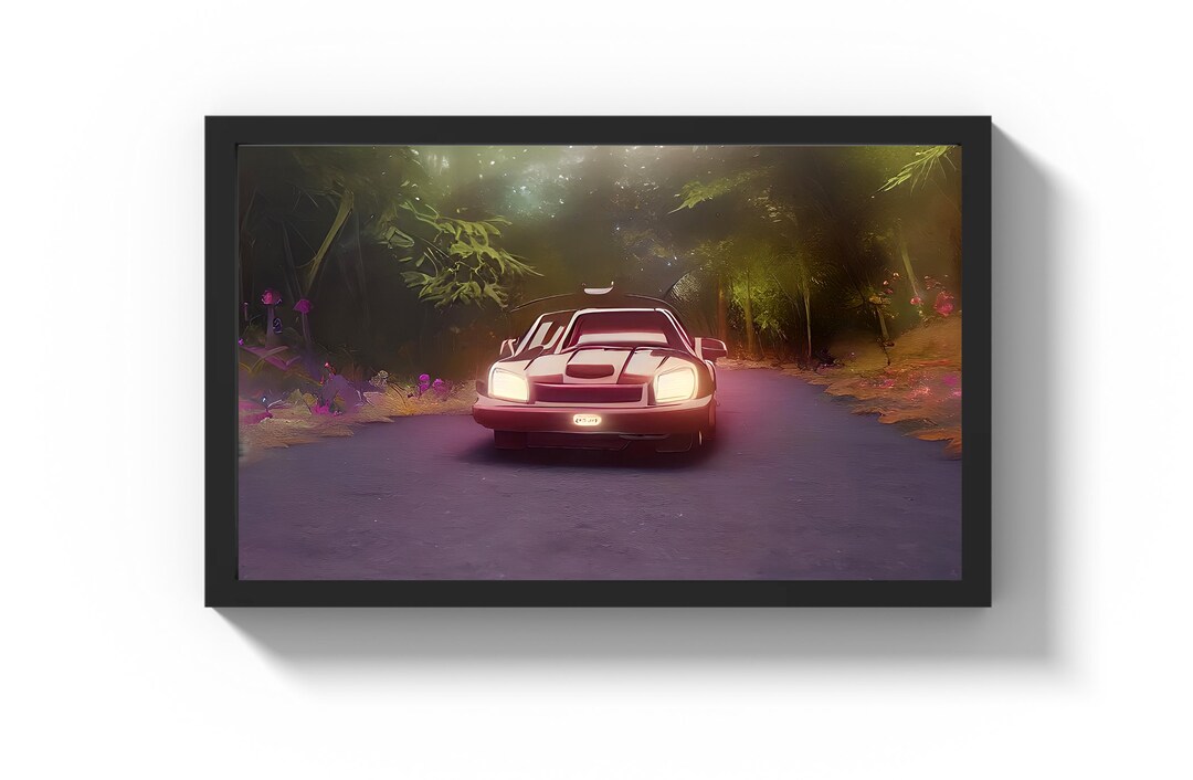 Anime Fairy Car Printable Wall Art - Etsy