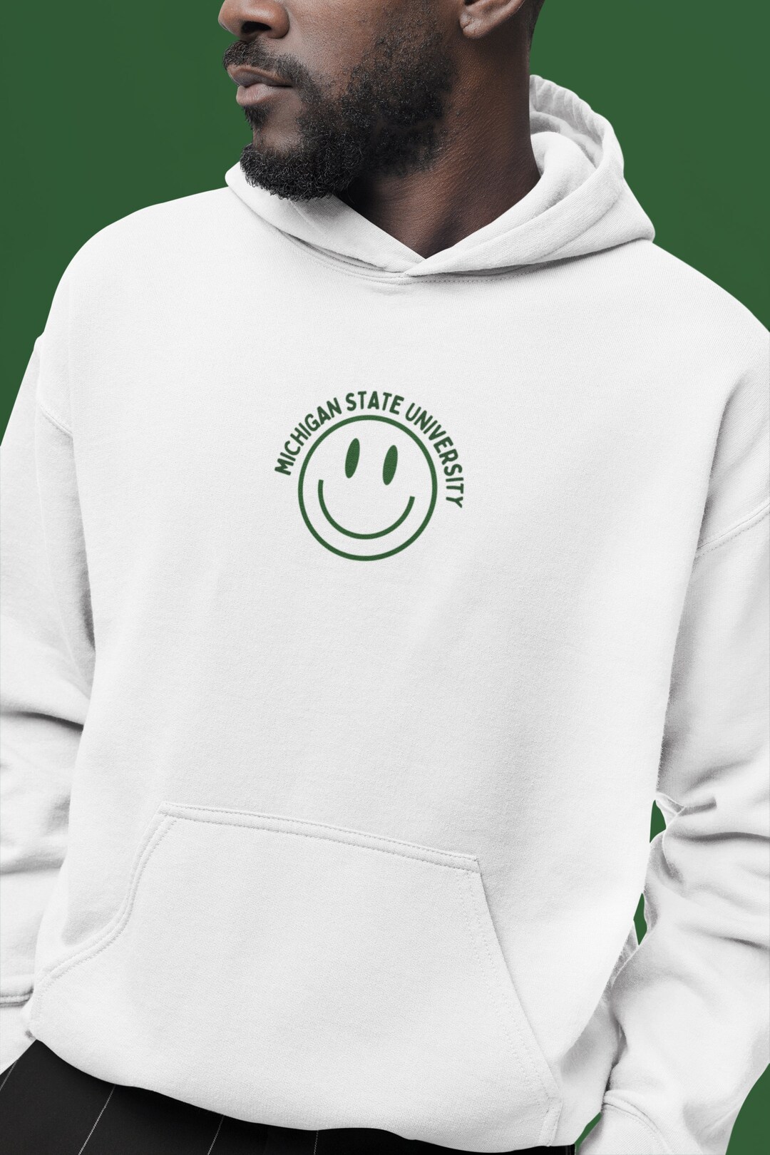Michigan State University Smile for MSU MSU Hoodies Custom Design ...