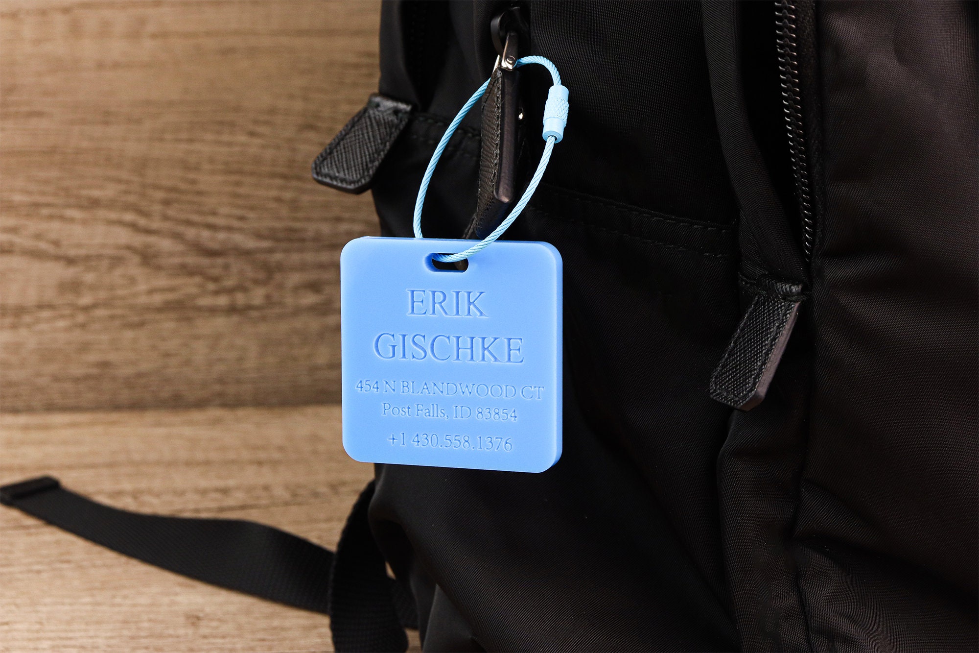 Luggage Tag School Bag Tag Wedding Bridesmaid Holiday Engraved Travel ...