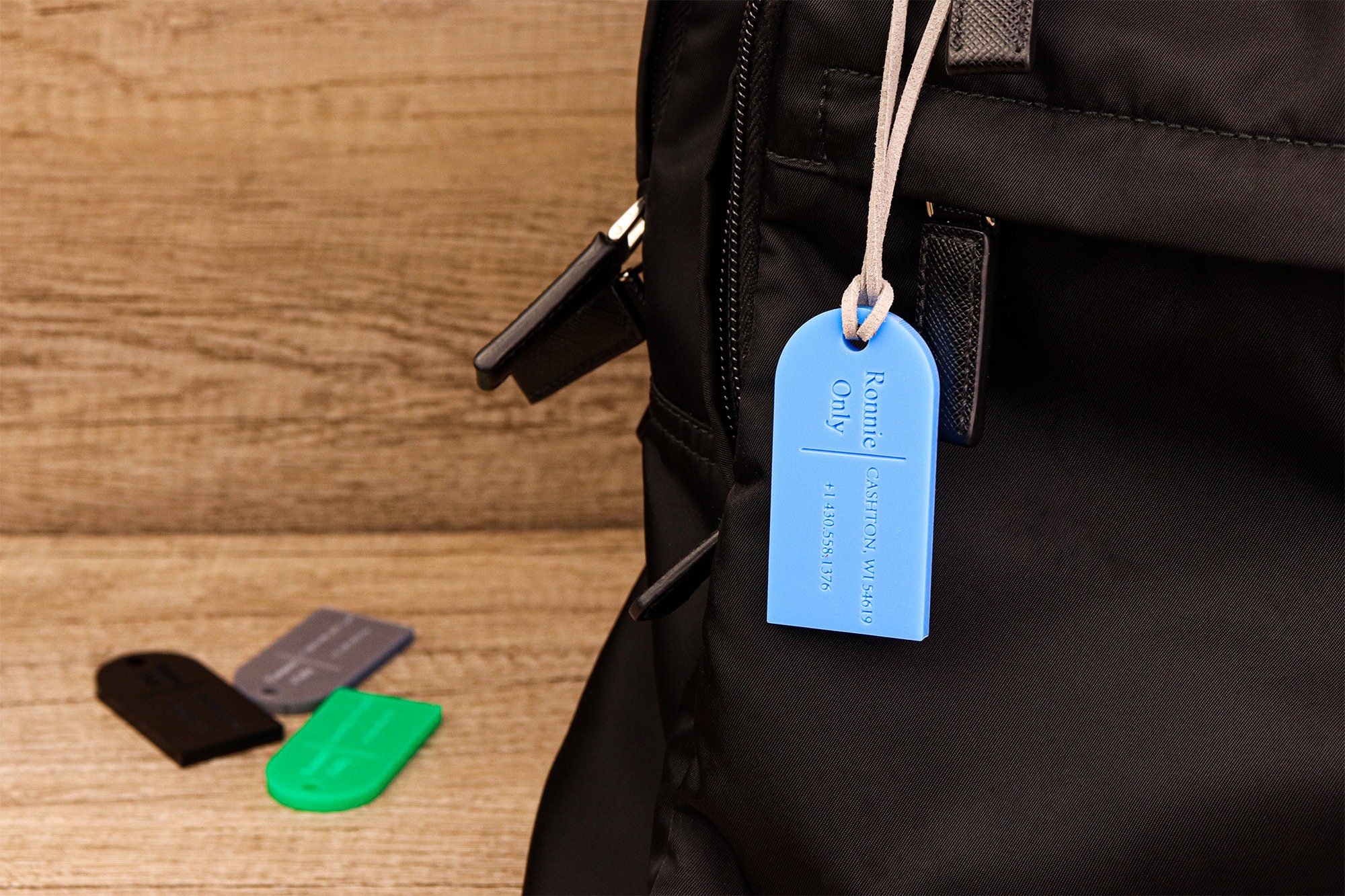 Engraved Acrylic Luggage Tag: Personalized Travel Gift - Etsy