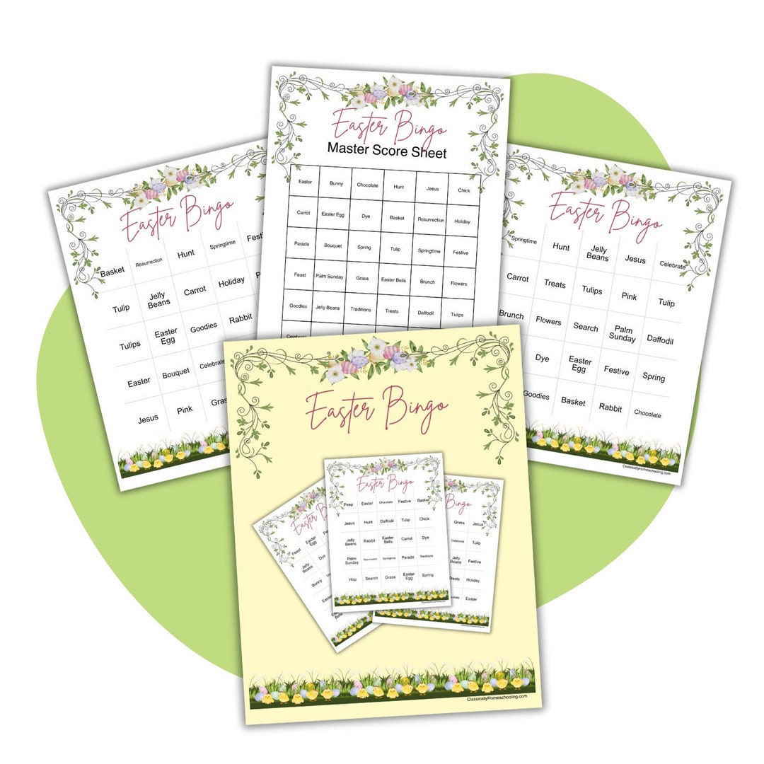 Easter BINGO | Printable Game | Easter Vocabulary Game | BINGO ...