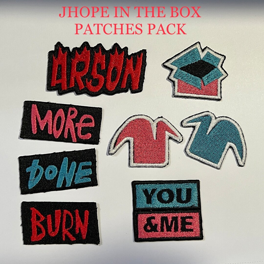 Jhope in the Box Iron-on Patch - Etsy