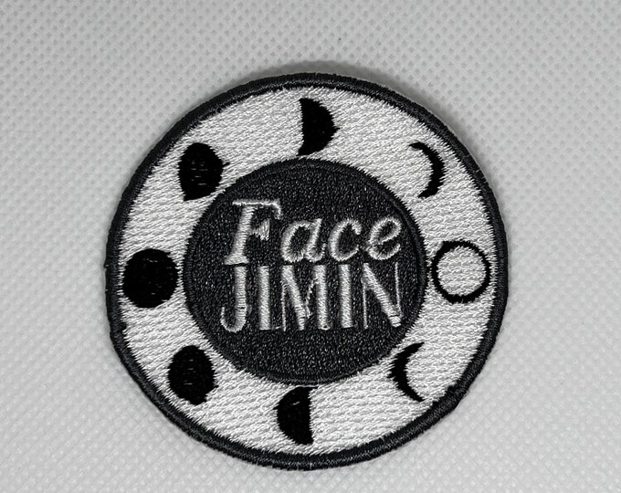BTS Jimin FACE Embroidered Iron-on Patch - Etsy