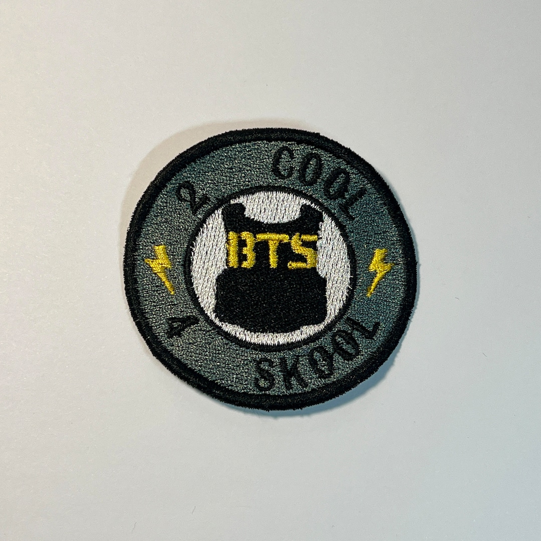 BTS 2 Cool 4 Skool Embroidered Iron-on Patch - Etsy
