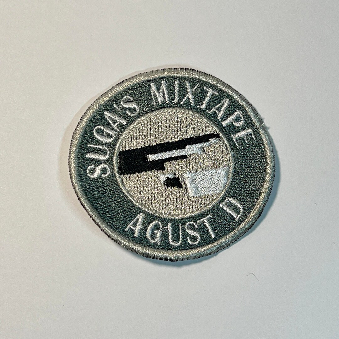 BTS Suga's Mixtape Agust D Embroidered Iron-on Patch - Etsy