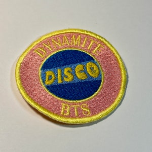 BTS Dynamite Embroidered Iron-on Patch - Etsy