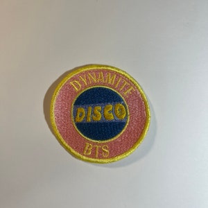 BTS Dynamite Embroidered Iron-on Patch - Etsy