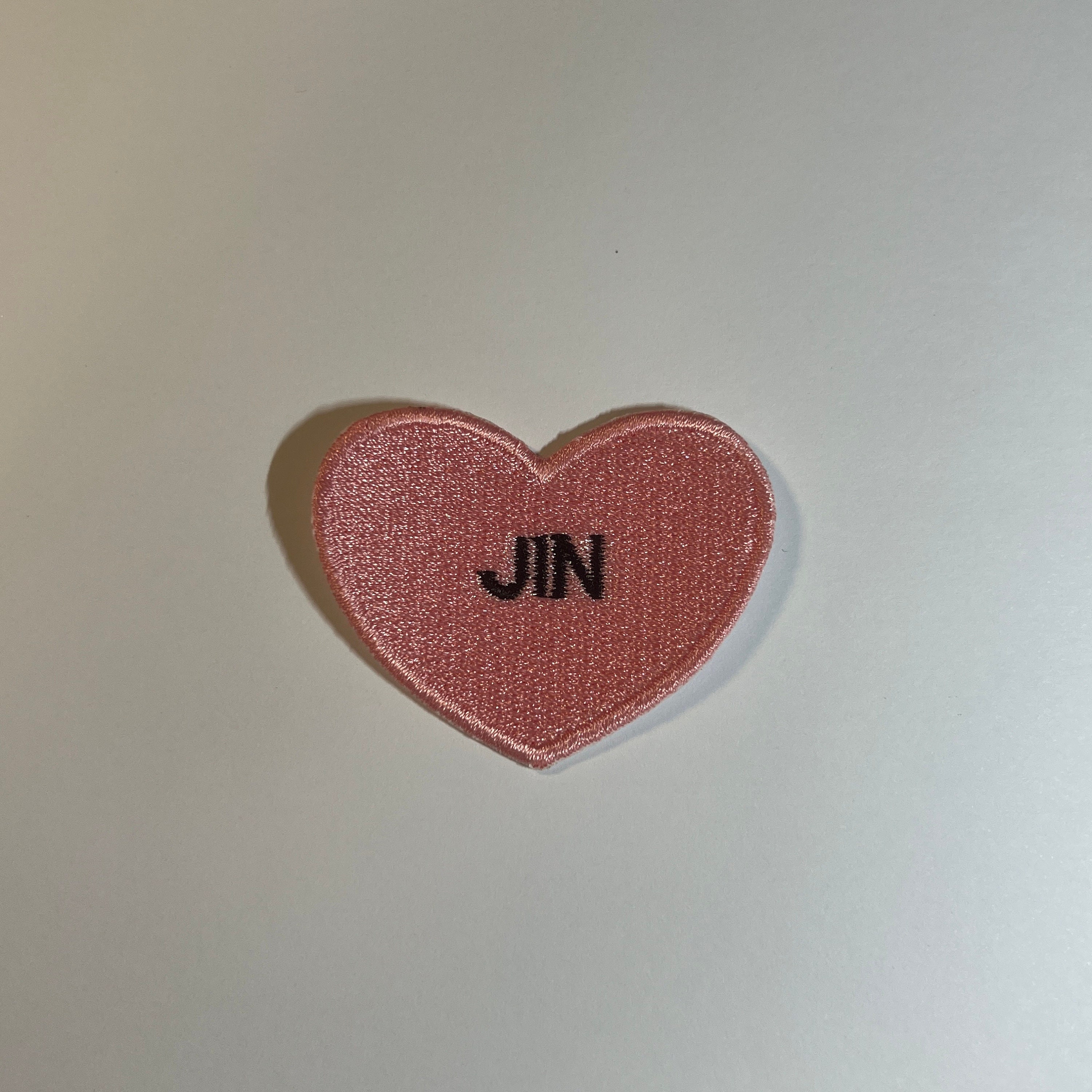 BTS Member’s Name Heart Embroidered Iron-on Patch - Etsy