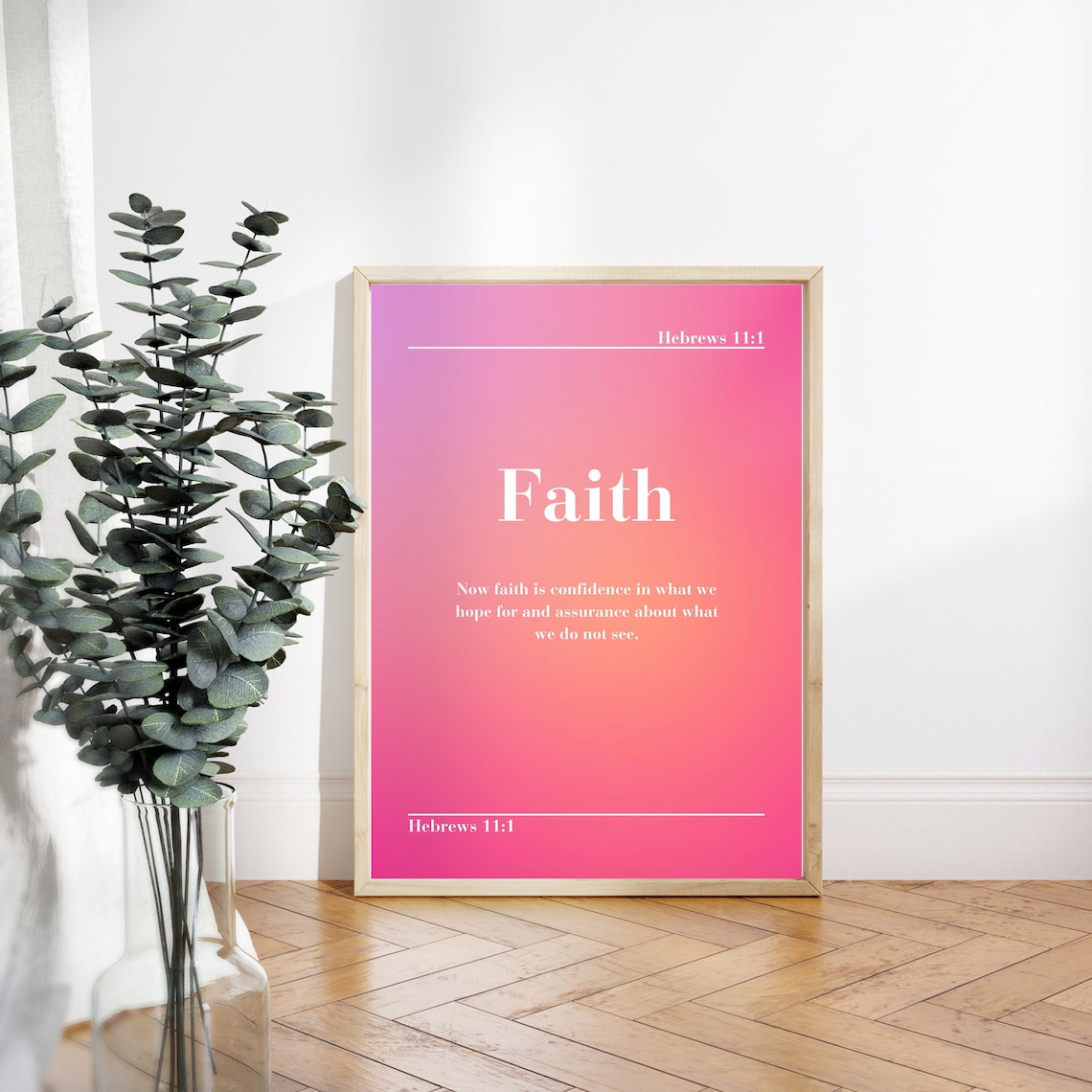 Colorful Christian Wall Art Prints Set of 3 Trendy Pink - Etsy