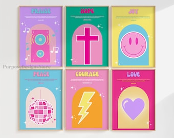 Colorful Bible Verse - Etsy