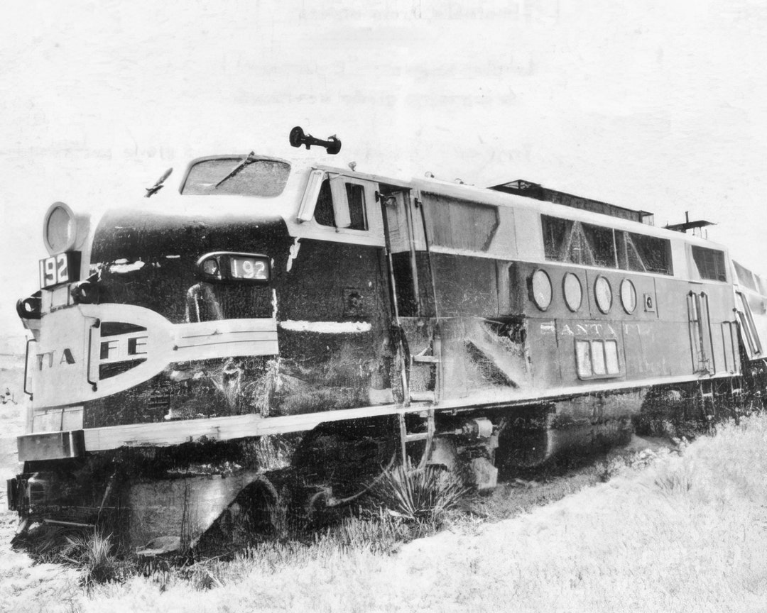 Santa Fe ATSF Railroad Train Wrecks, Accidents, Derailments 1912-1967 ...