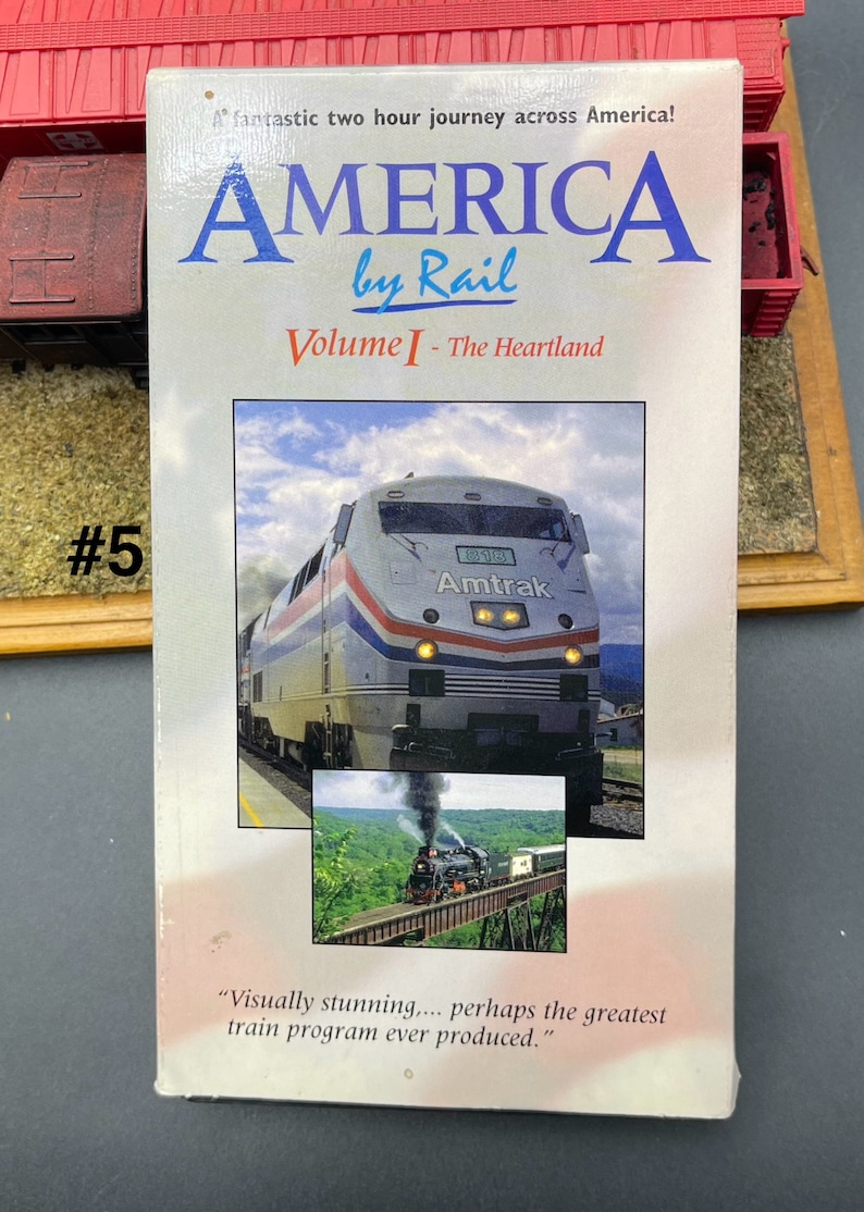 Vintage Railroad Train VHS VCR Tapes Steam Diesel Passenger & Freight ...