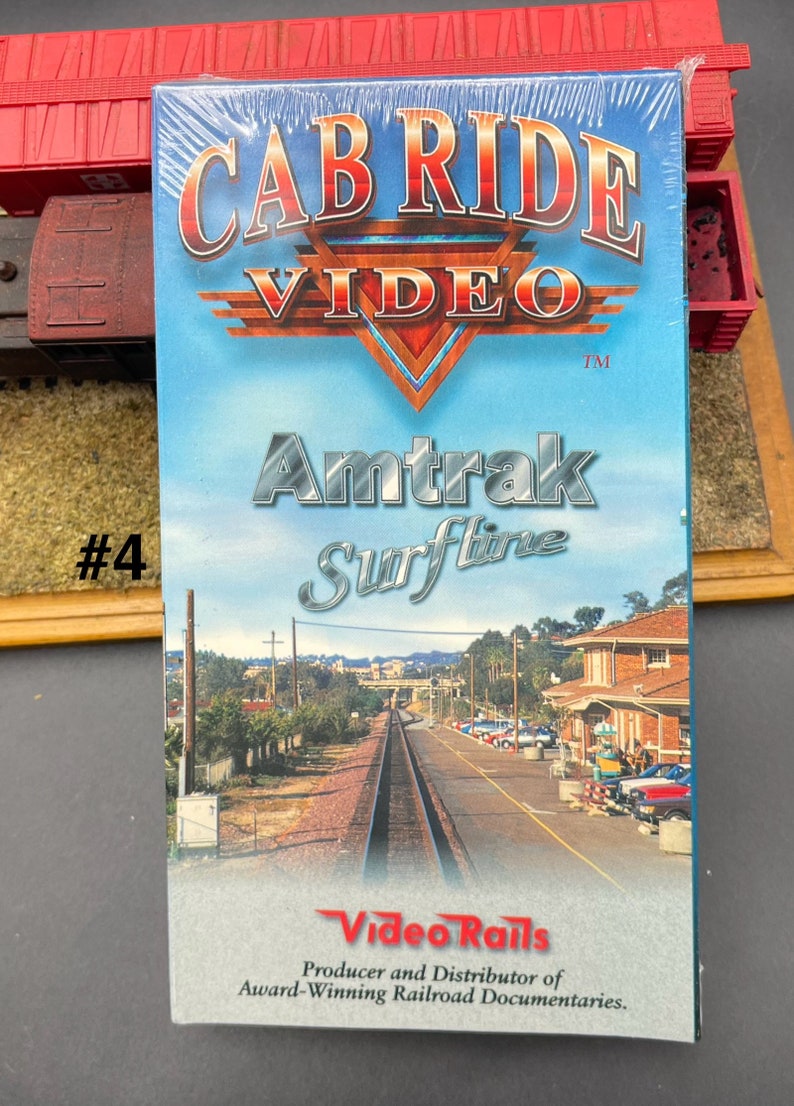 Vintage Railroad Train VHS VCR Tapes Steam Diesel Passenger & Freight ...