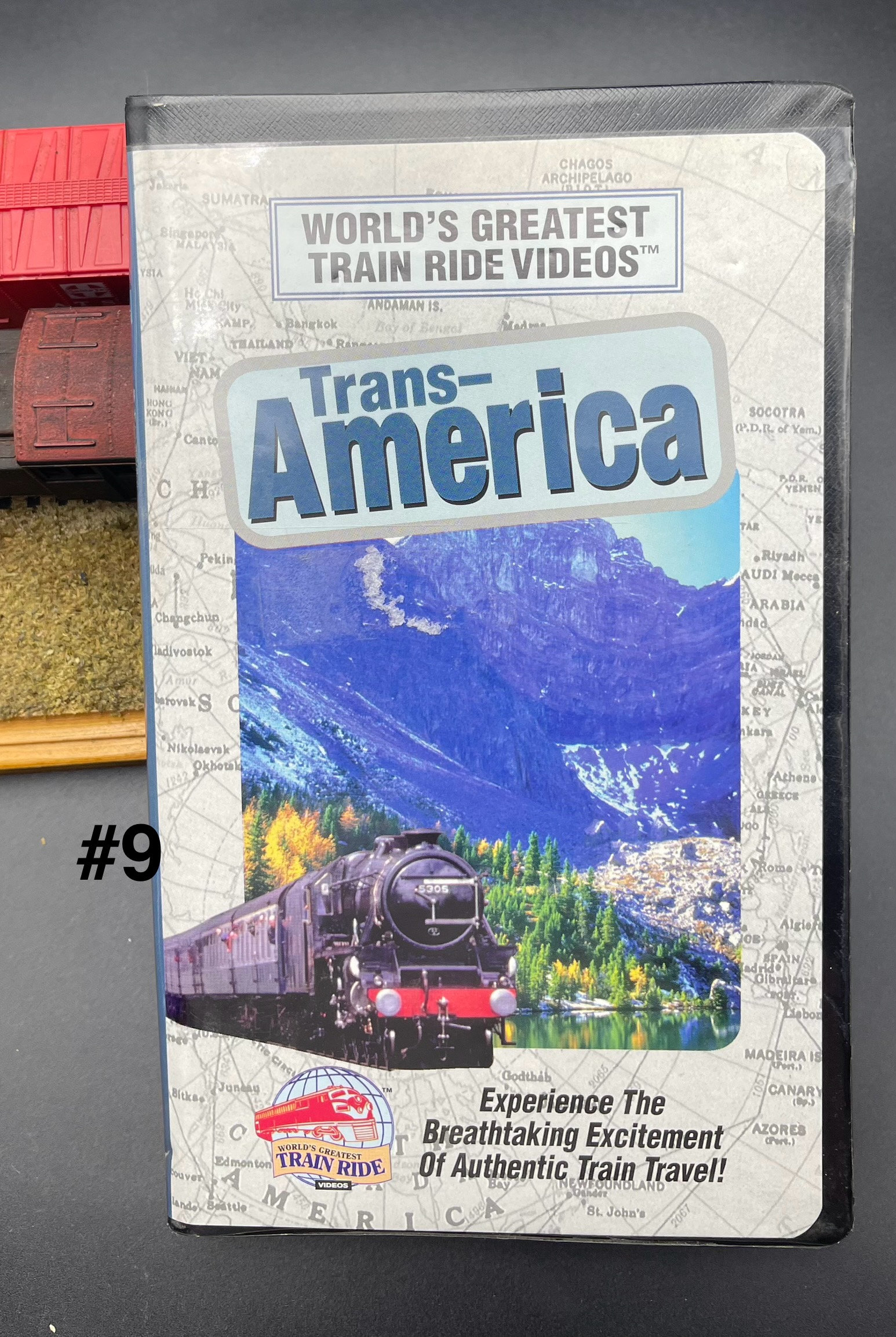 Vintage Railroad Train VHS VCR Tapes Steam Diesel Passenger & Freight ...